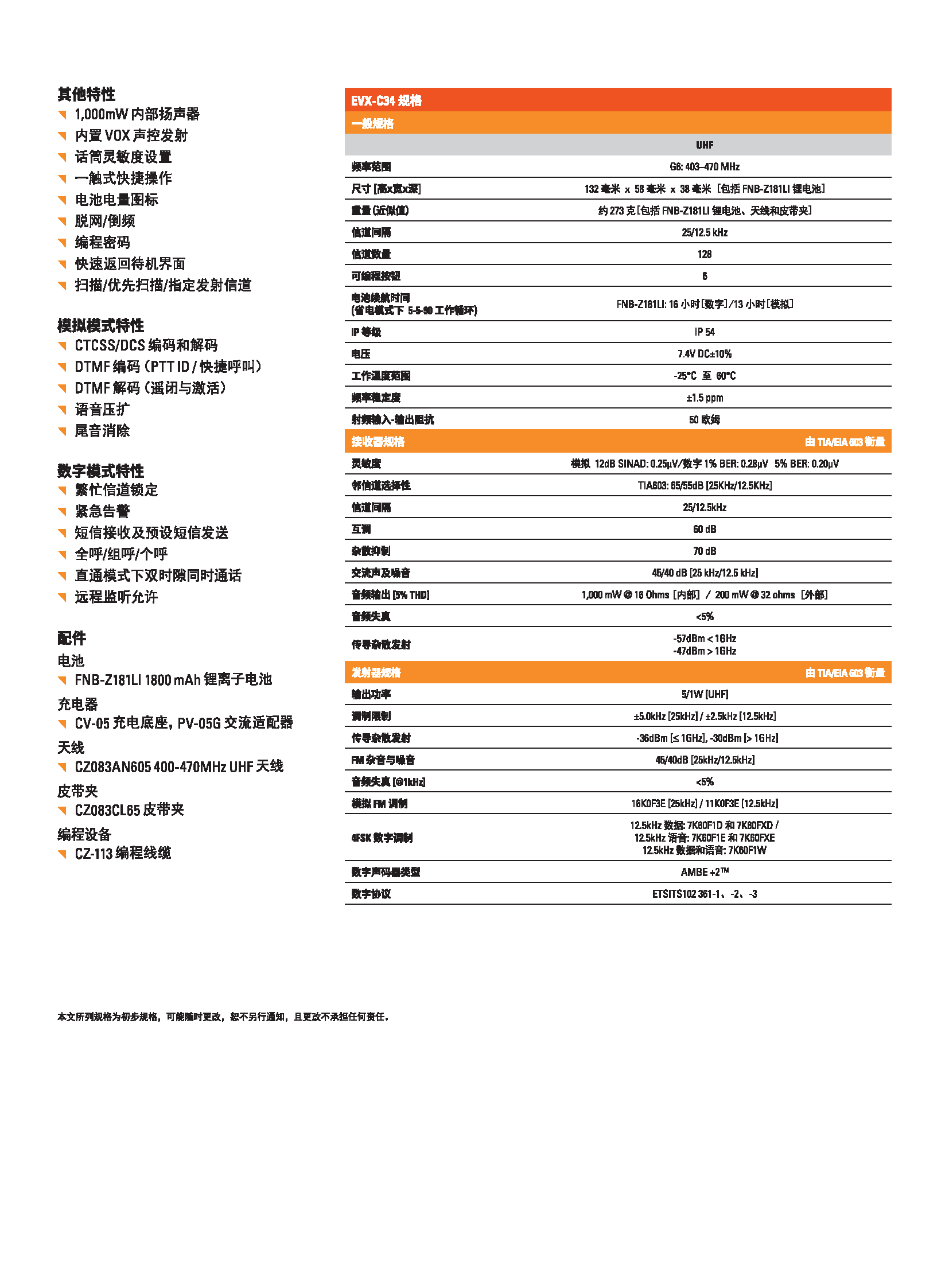 原装摩托罗拉Magone EVX-C34数字对讲机C34对讲机数模两用DMR制式 - 广州市瑶林电子有限公司